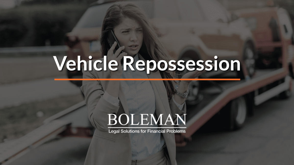 Video: Vehicle Repossession | Boleman Law Firm, P.C.